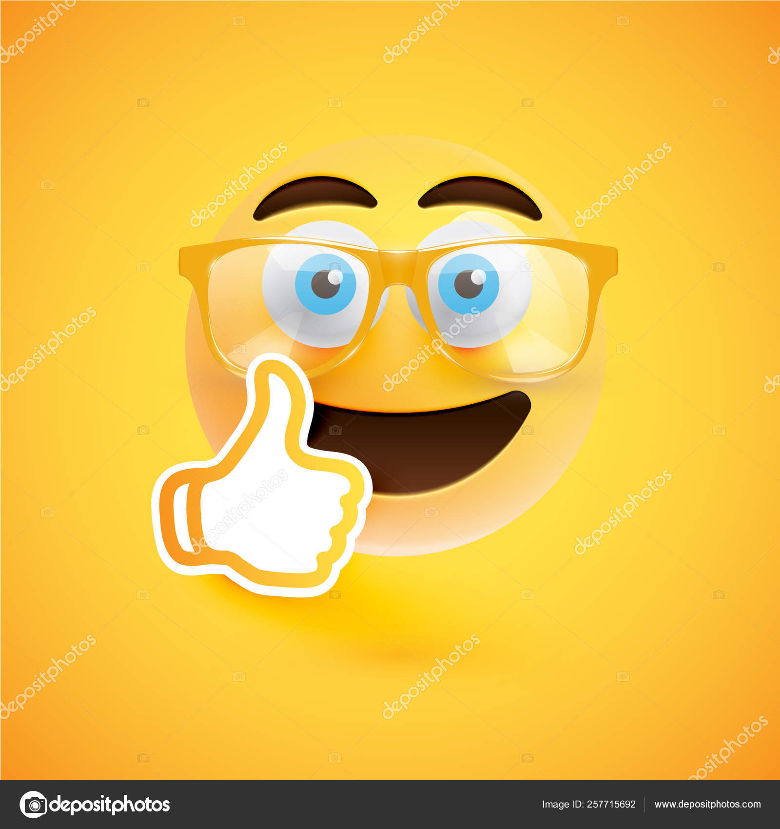 Emoji Thumbs Up Vector