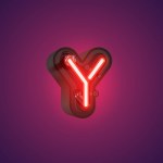 Neon Sign Letter Y Stock Photo by ©creisinger 8853224