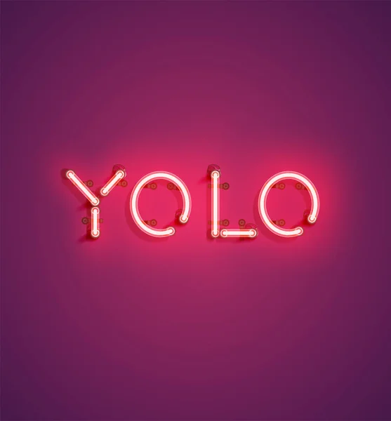 ᐈ Yolo neon sign stock vectors, Royalty Free yolo illustrations ...