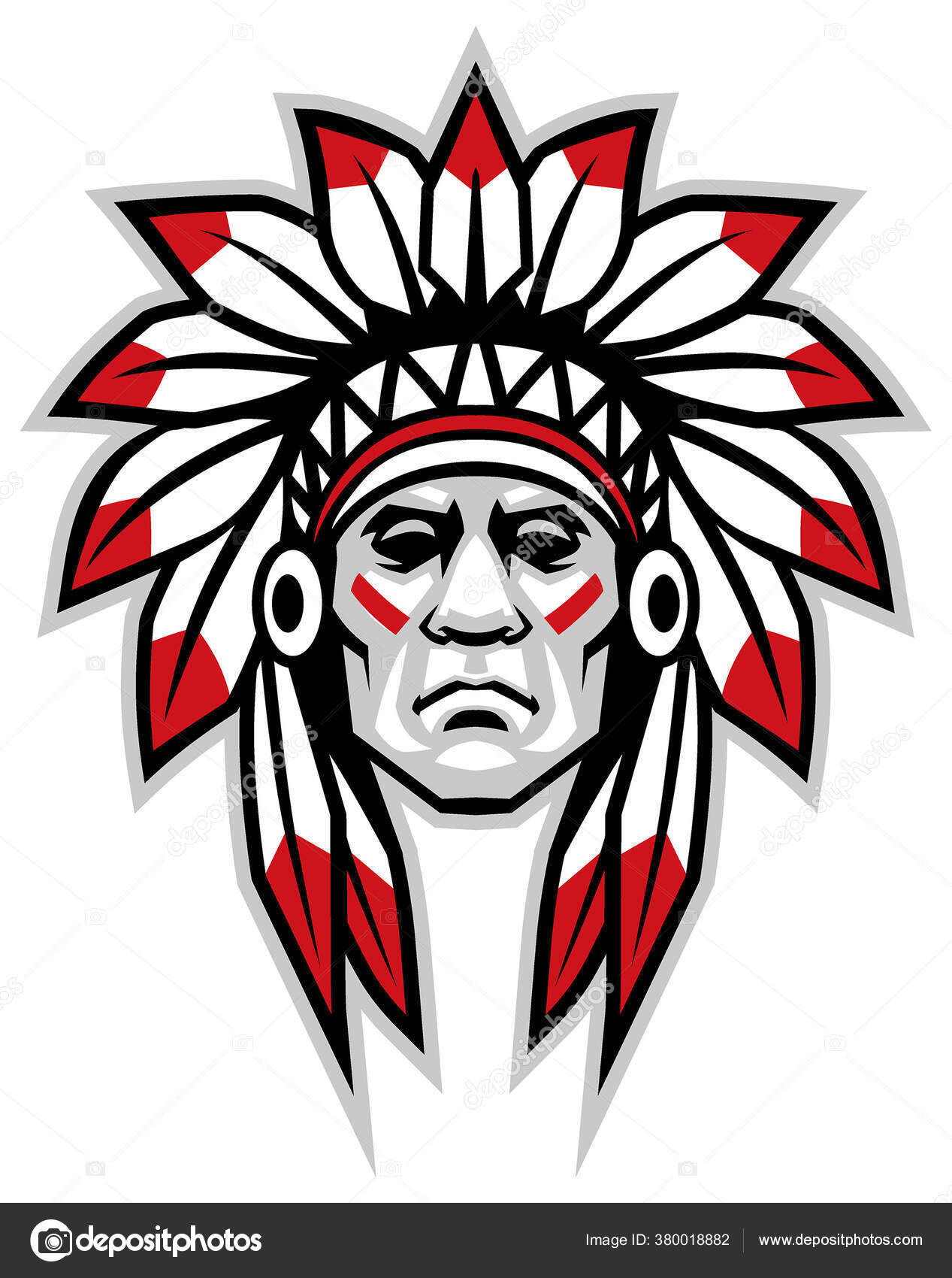 Indian Mascot Vector