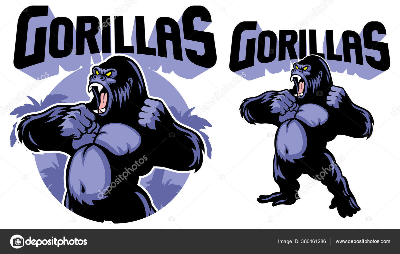 Silverback Gorilla Cartoon