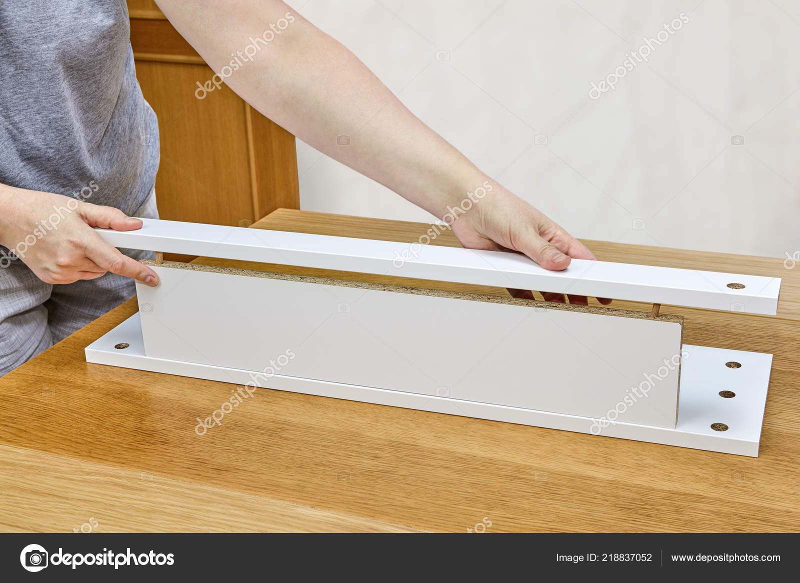 Building Drawer Table Using Dowel Joinery Butt Joints Chipboard Stock ...
