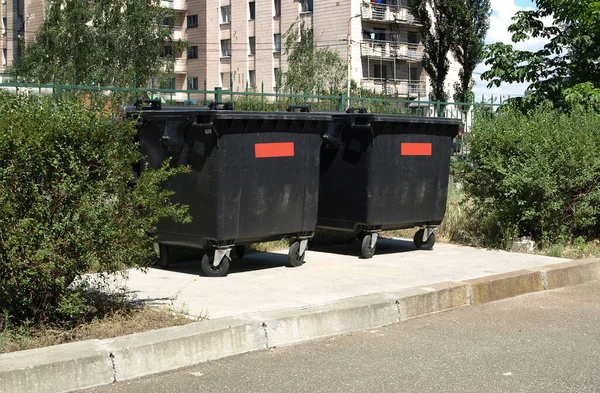 Big iron dumpsters at a refuse dump Stock Photo by ©kruwt 7490425