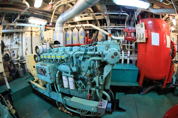 The engine room of the vessel Stock Photos, Royalty Free The engine ...