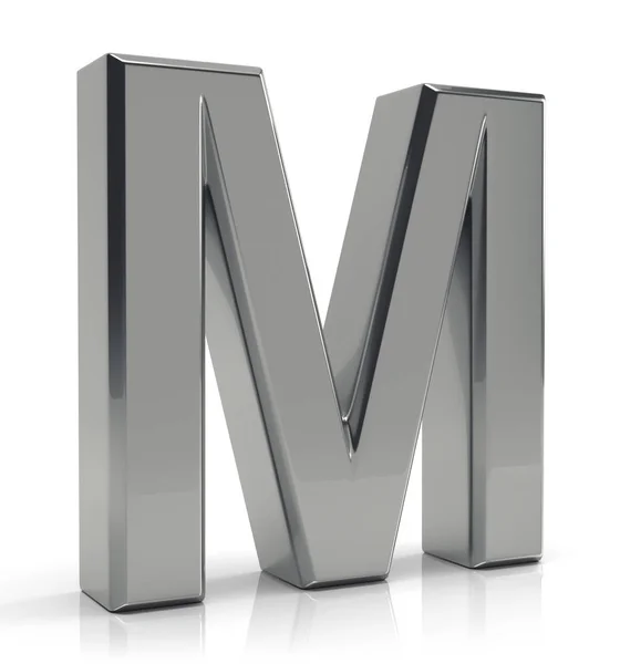 Letra Plata Aislada Sobre Fondo Blanco: fotografía de stock © md3d ...