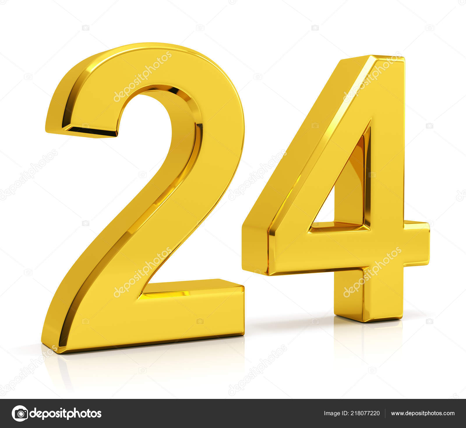 Number Isolated White Background Stock Photo by ©md3d 218077220