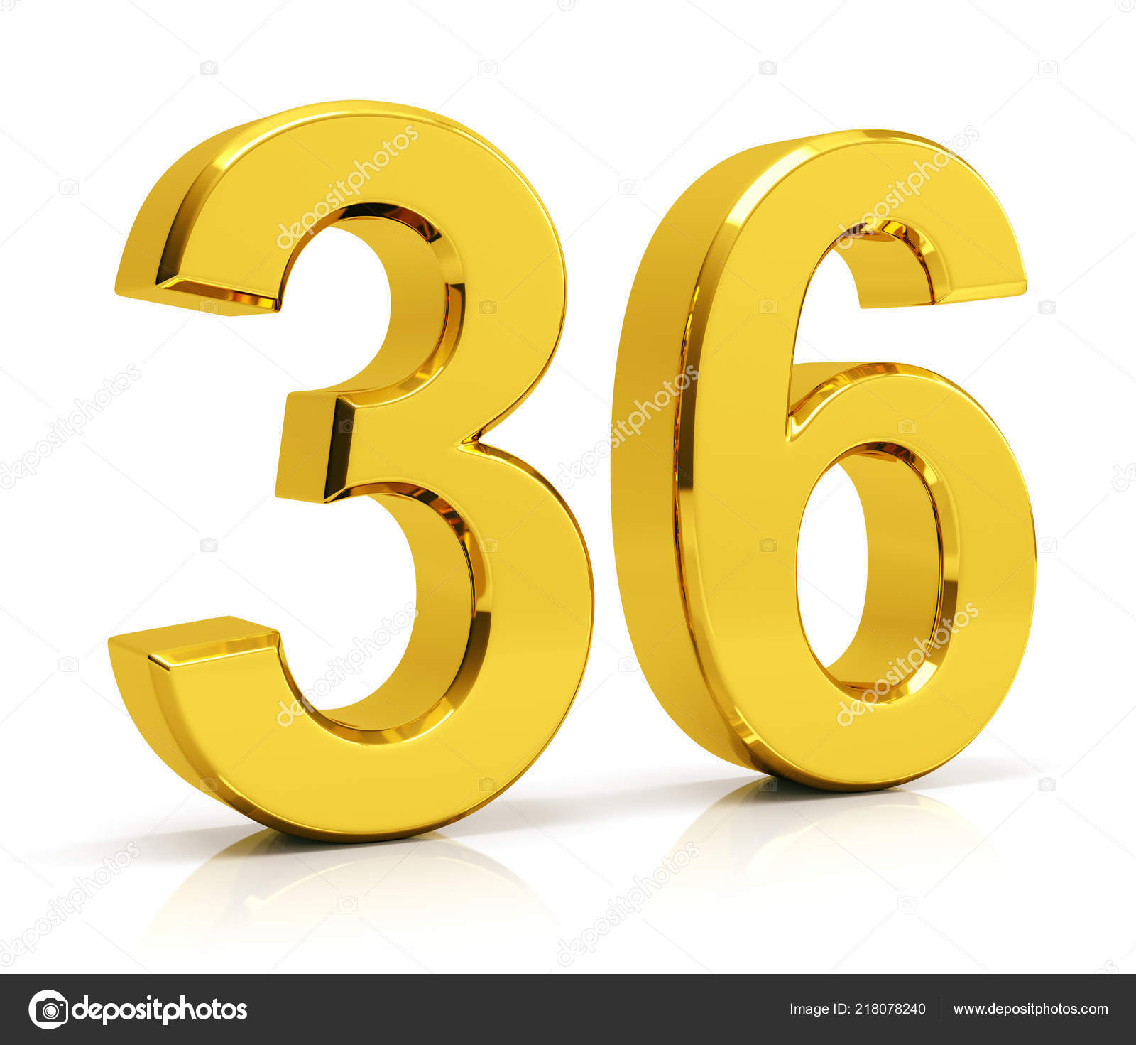Number Isolated White Background Stock Photo by ©md3d 218078240