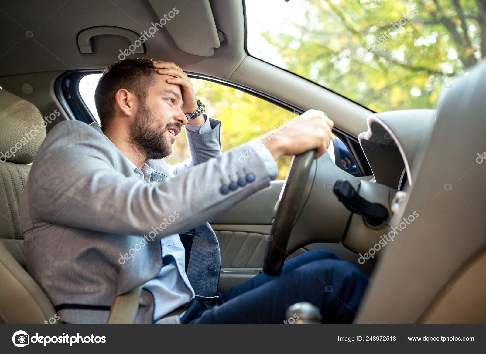 Stressful driving can cloud reasoning ⬇ Stock Photo, Image by ...
