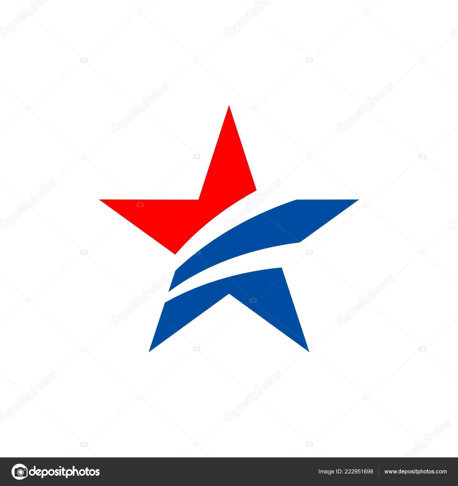 Creative Star Shape Logo White Background Stock Vector Image by ...