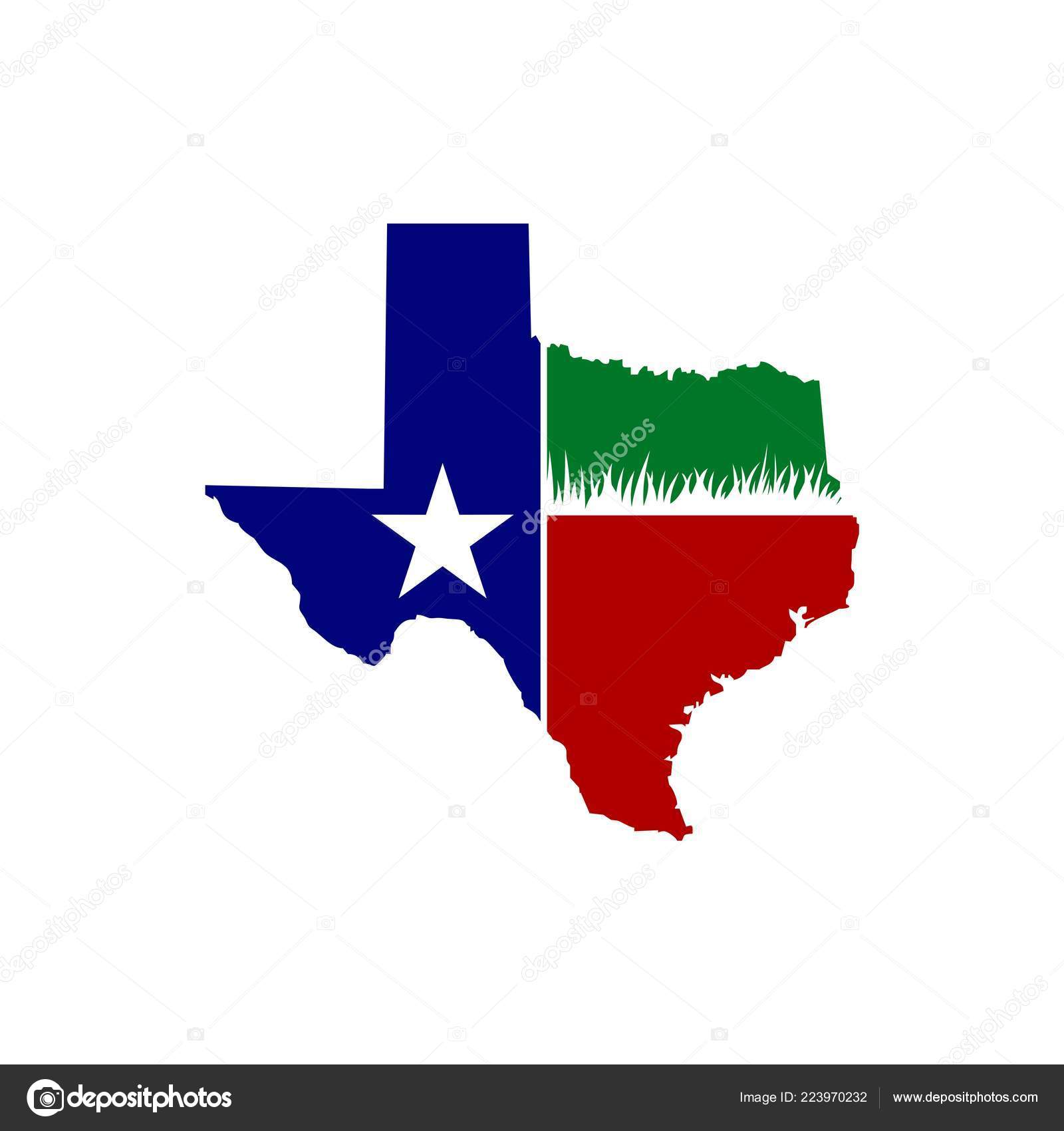 Texas Map Icon Vector Logo Template Stock Vector Image by ©soponyono ...