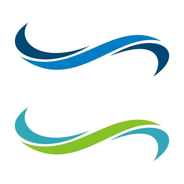 Colorful Abstract Lines Logo Template White Background Stock Vector by ...