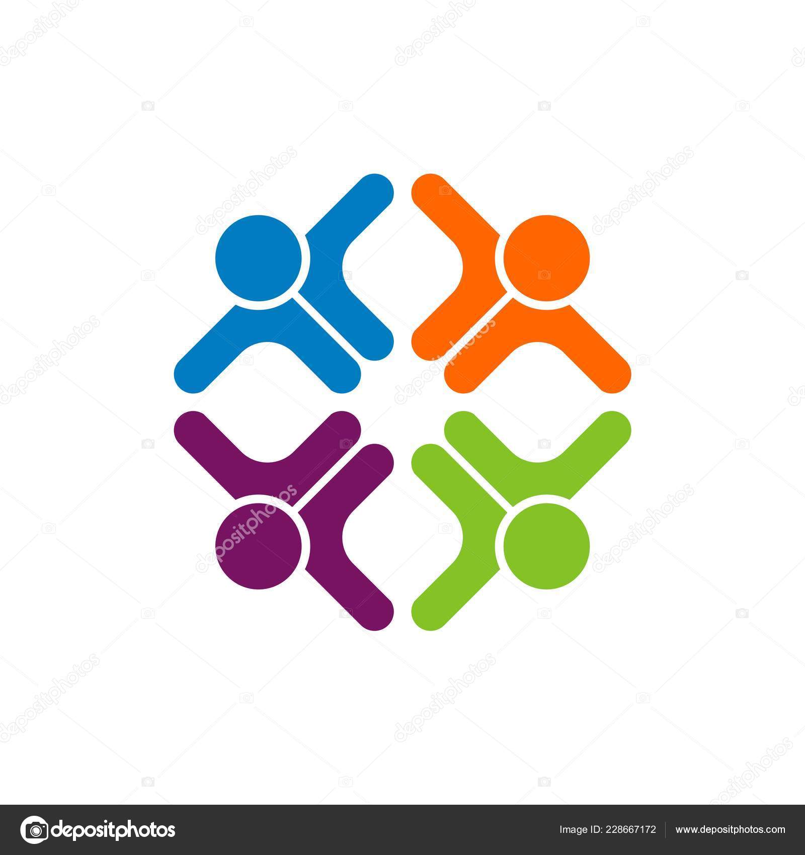 Vector Trabajo Equipo Logo Template Vector de stock #228667172 de ...