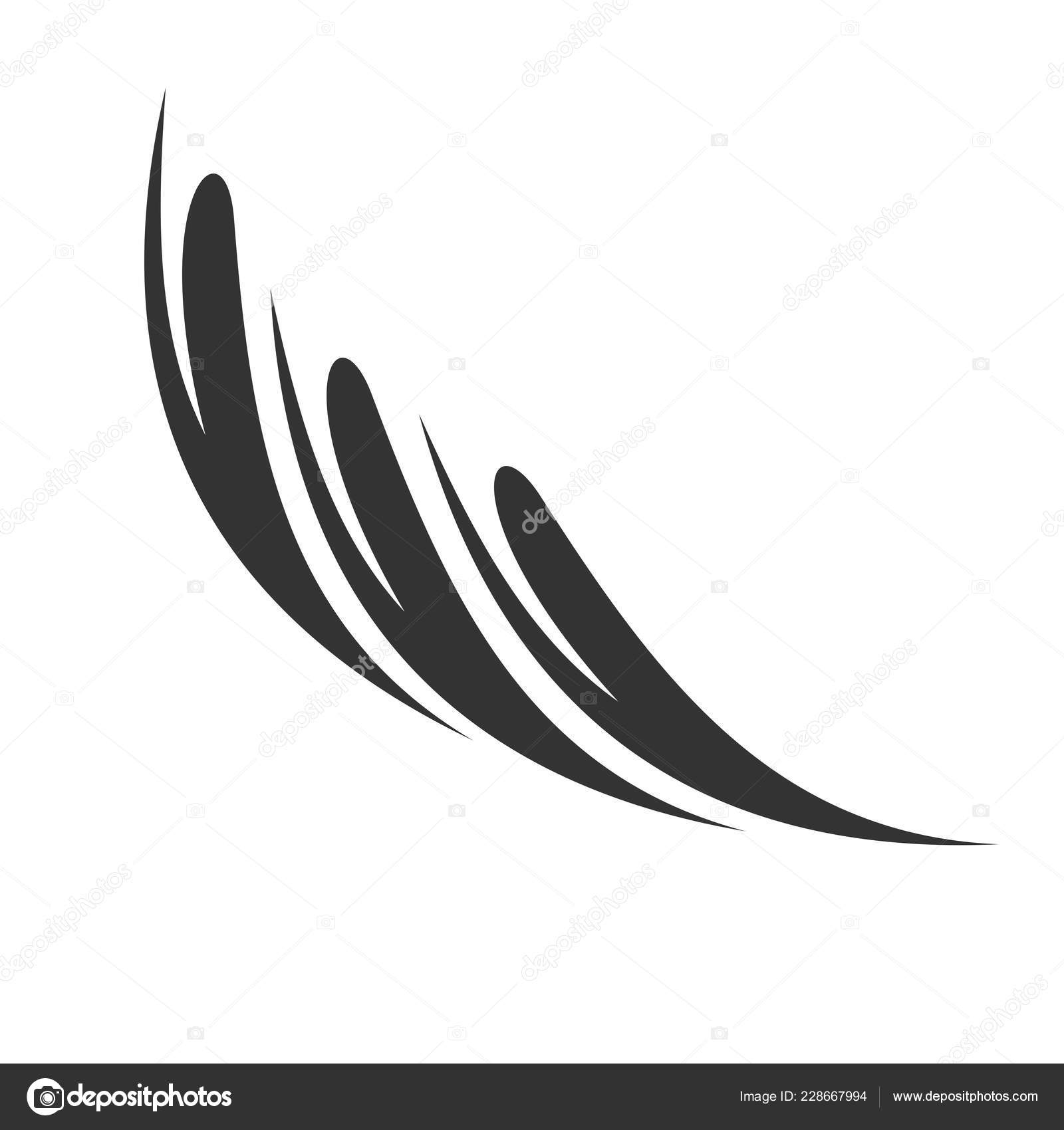 Abstract Feather Logo Template Stock Vector Image by ©soponyono #228667994