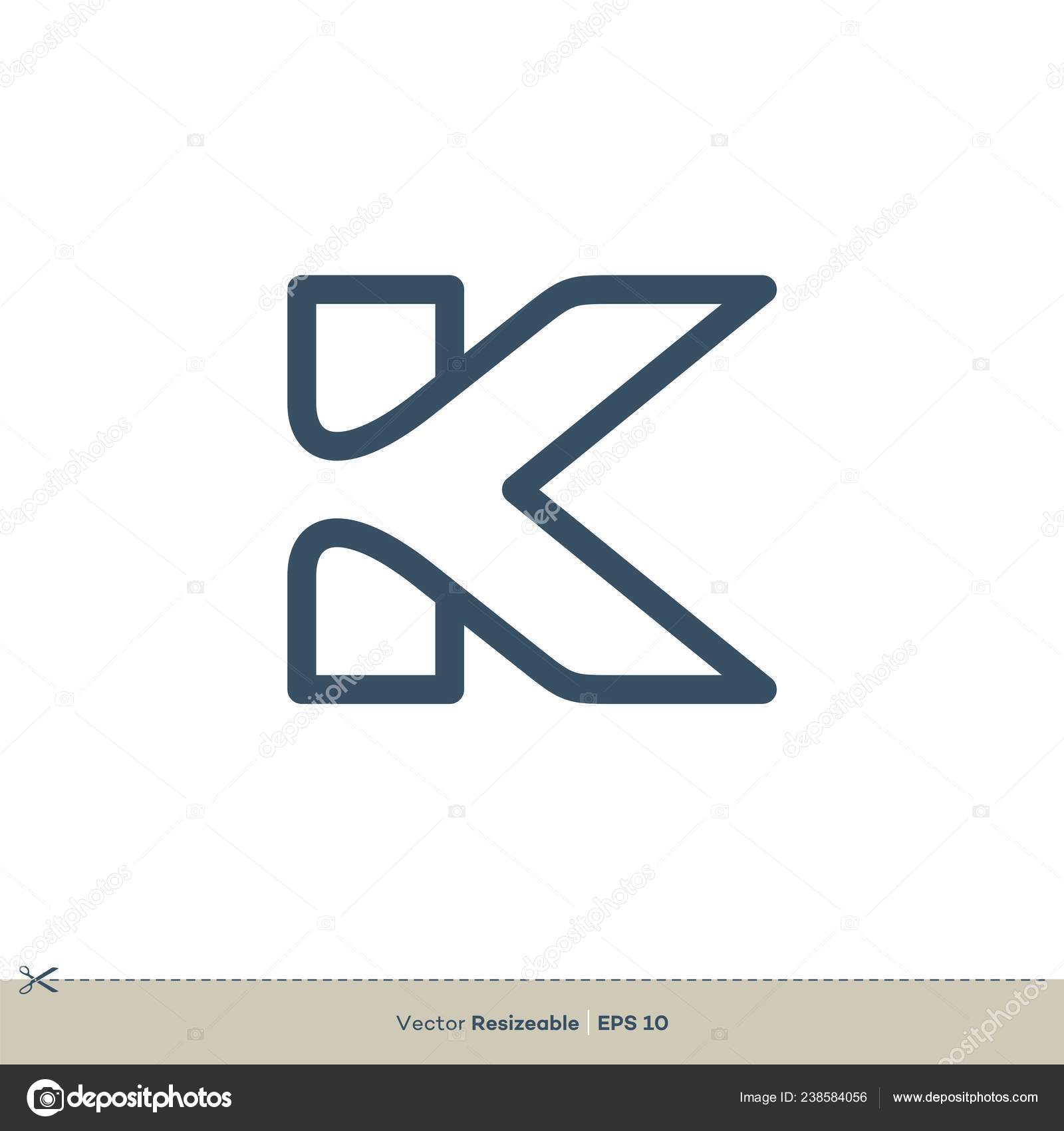 Letter Lines Logo Template Stock Vector by ©soponyono 238584056