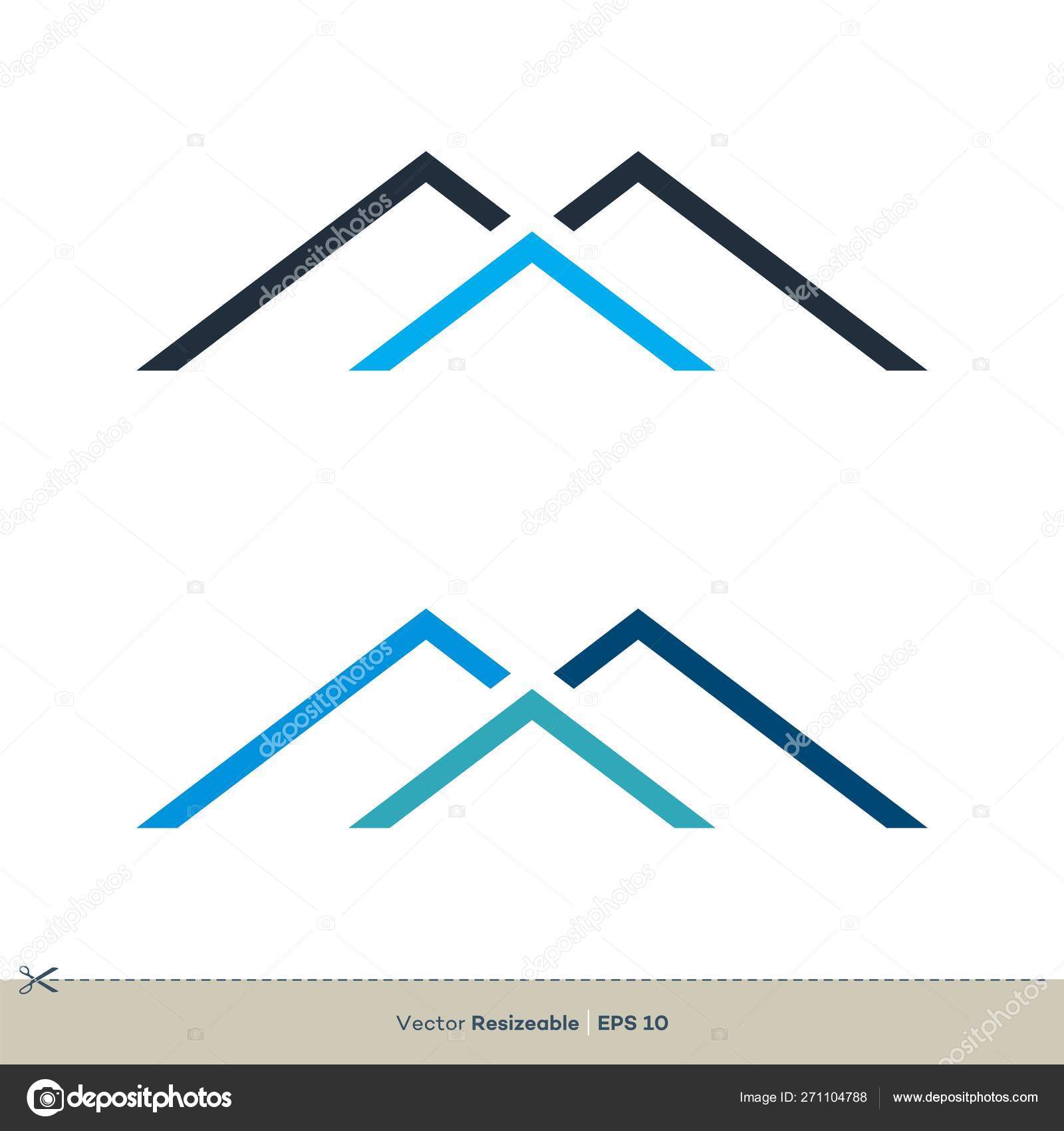 Geometry Simple Vector Icon Isolated White Background Stock Vector by ...