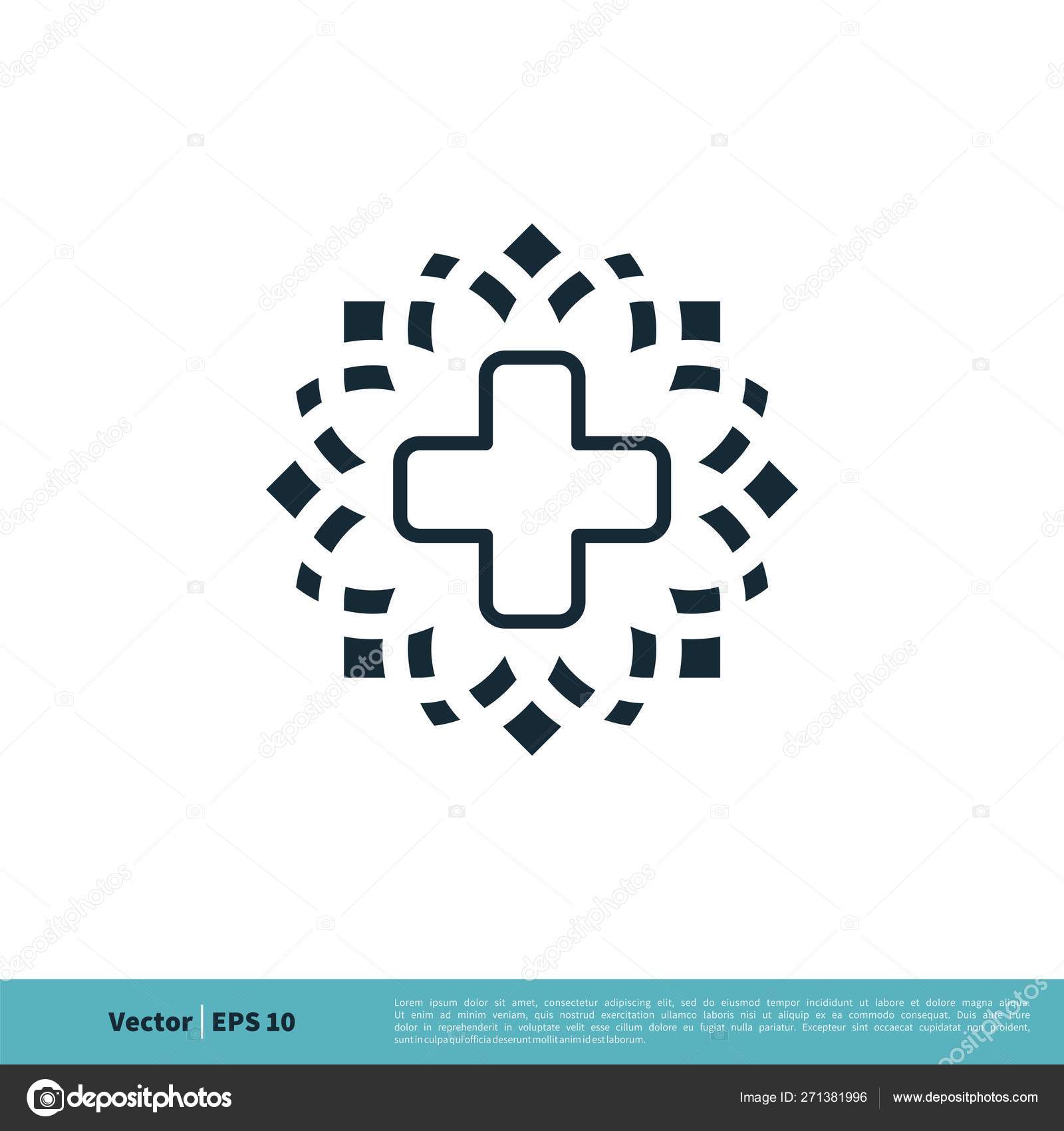 Health Simple Vector Icon Isolated White Background Stock Vector by ...