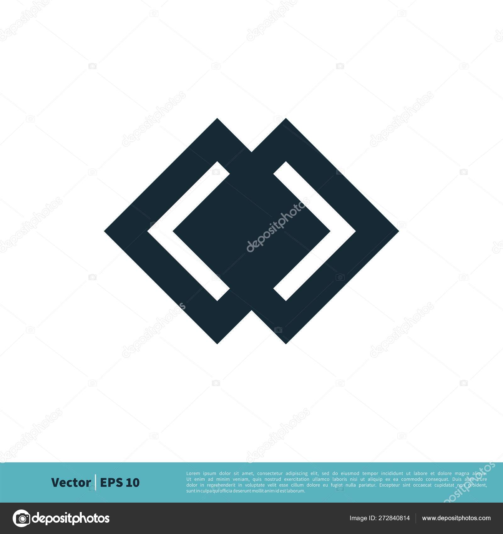 Logo Simple Vector Icon Isolated White Background Stock Vector by ...