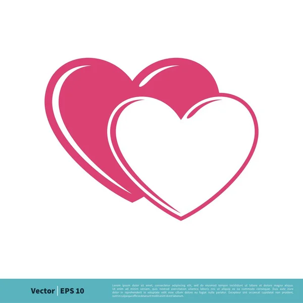 Heart Simple Vector Icon Isolated White Background Stock Vector by ...