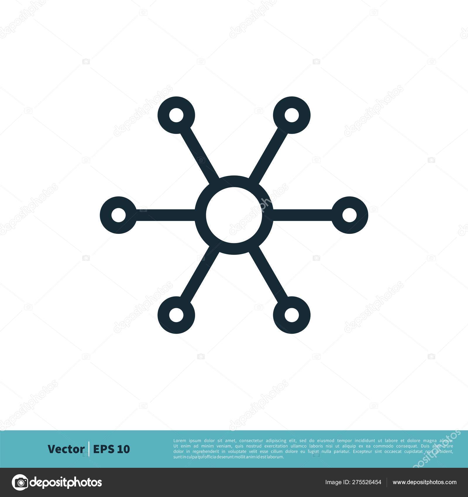 Sign Line Simple Vector Icon Isolated White Background Stock Vector by ...