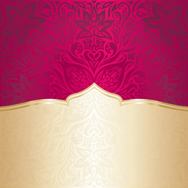 Royal Red And Gold Background