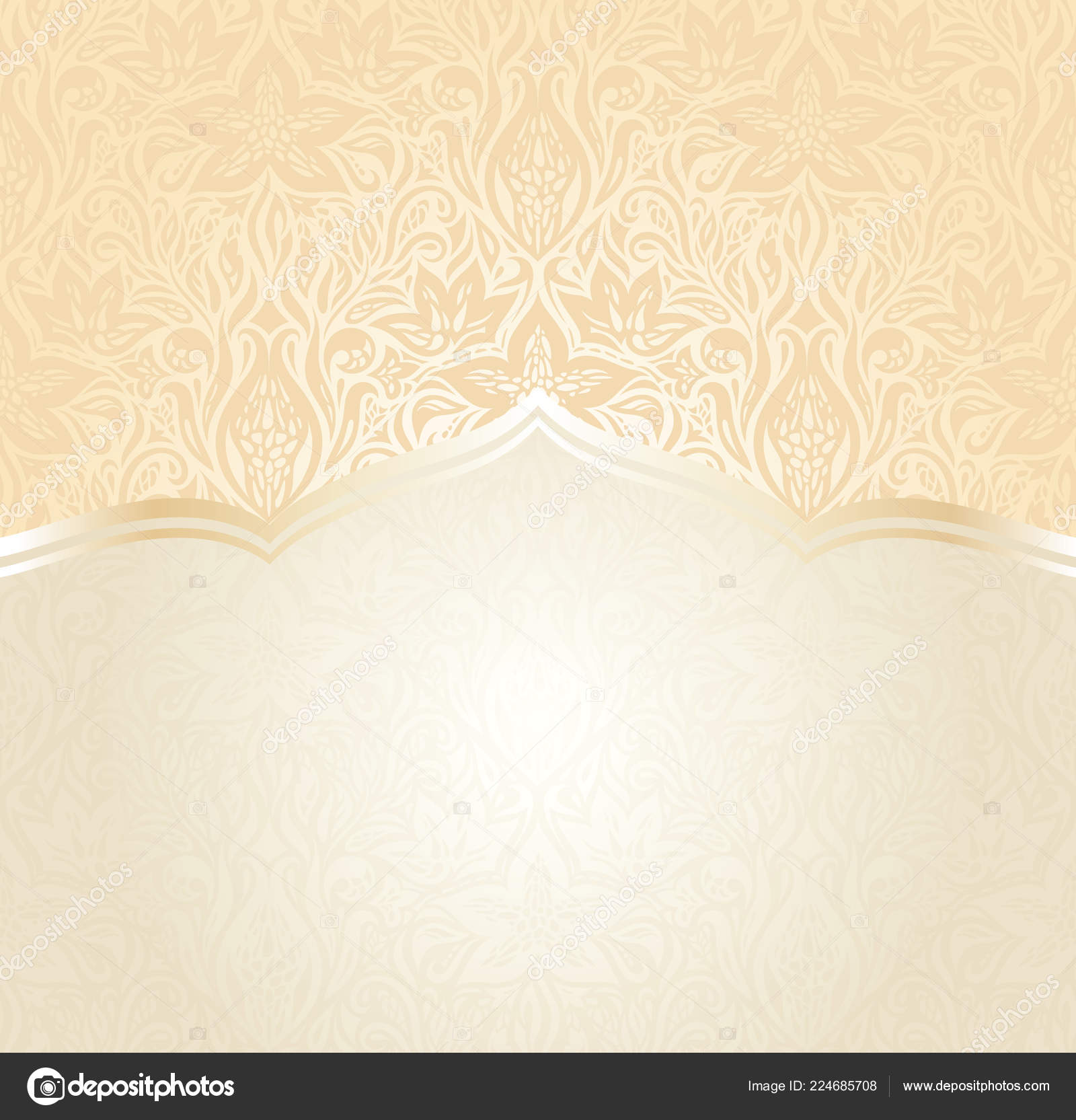 Wedding Background Design Gold