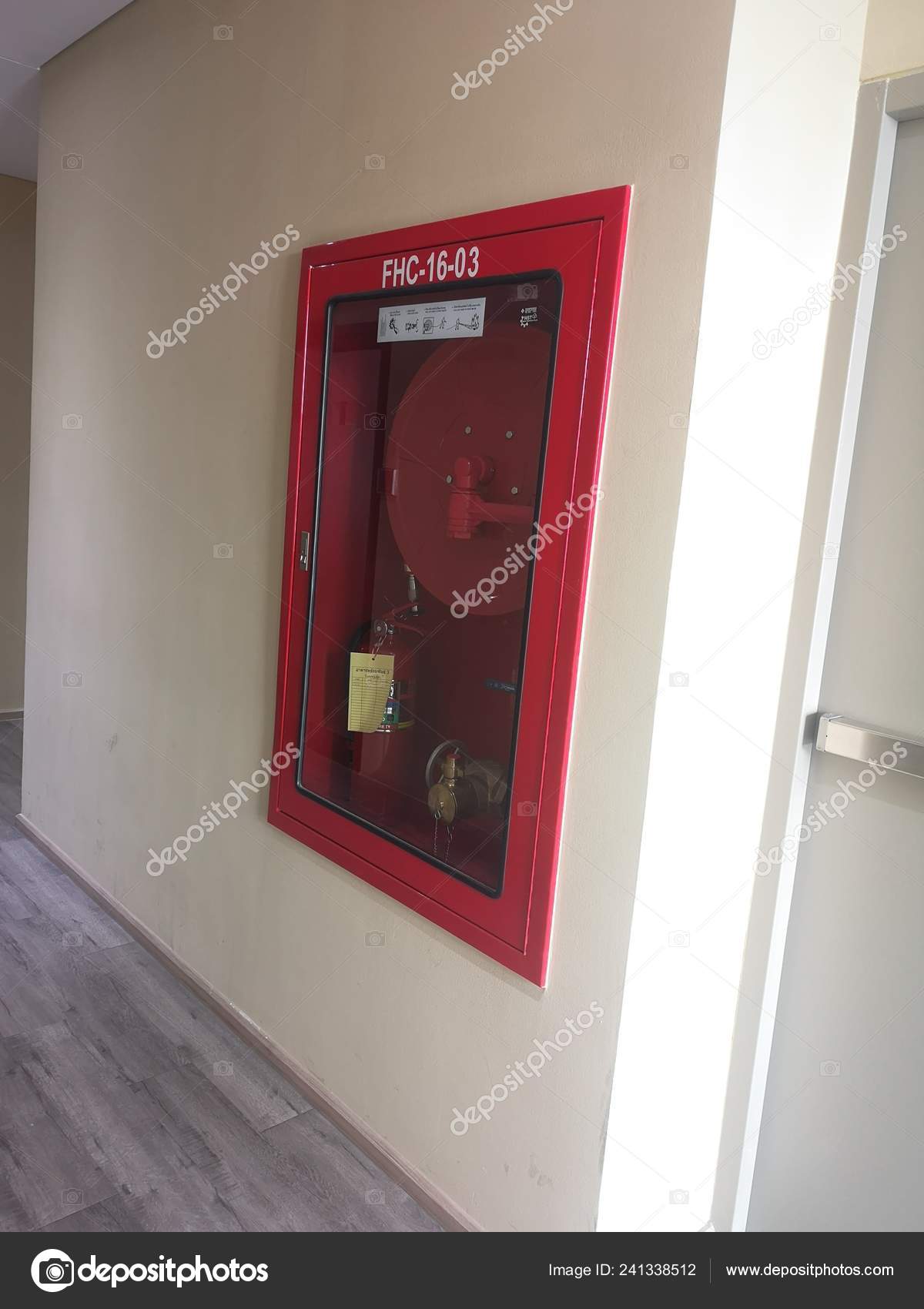 Fire Exit Door Steel Material Stainless Handle Fire Hose Cabinet ...
