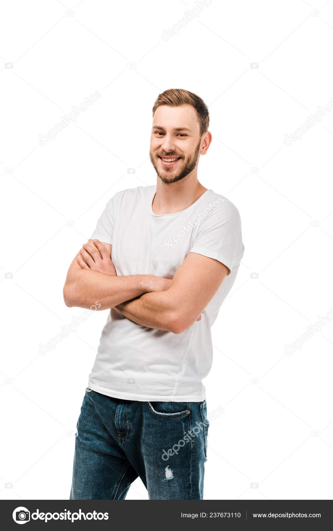 Handsome Young Man Standing