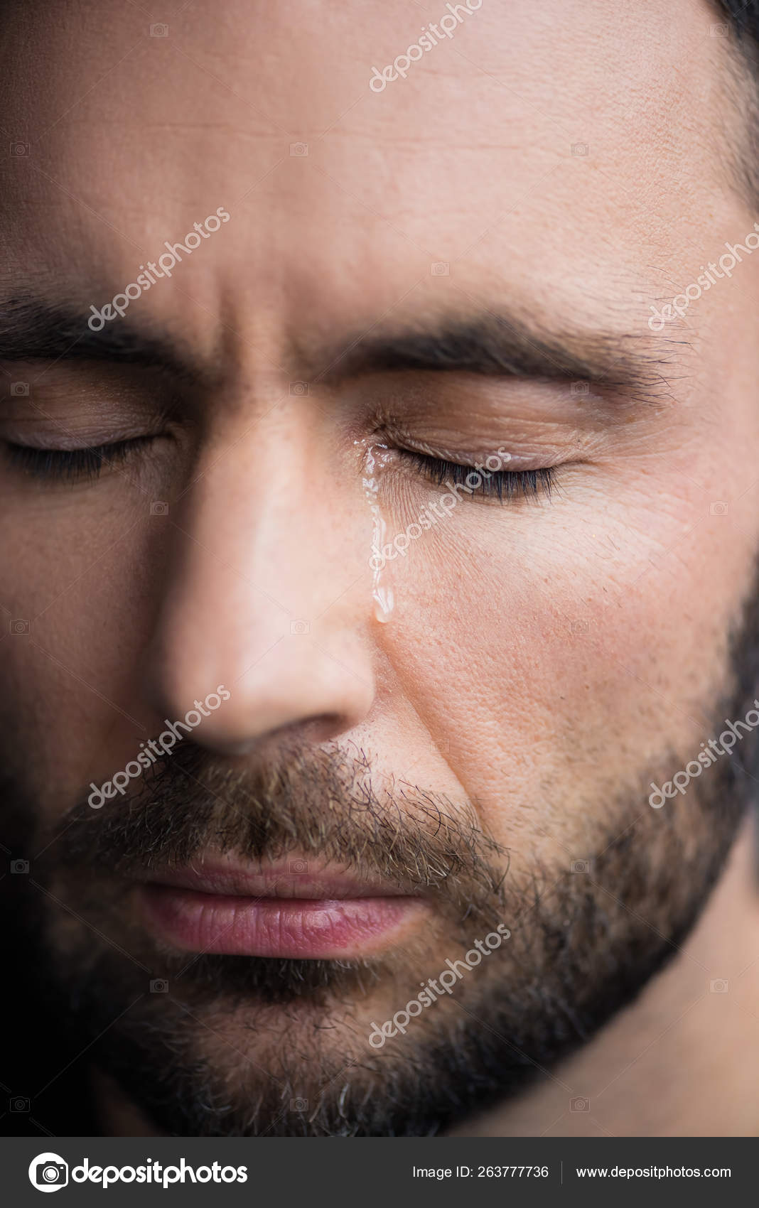 Man Tears In Eyes Images