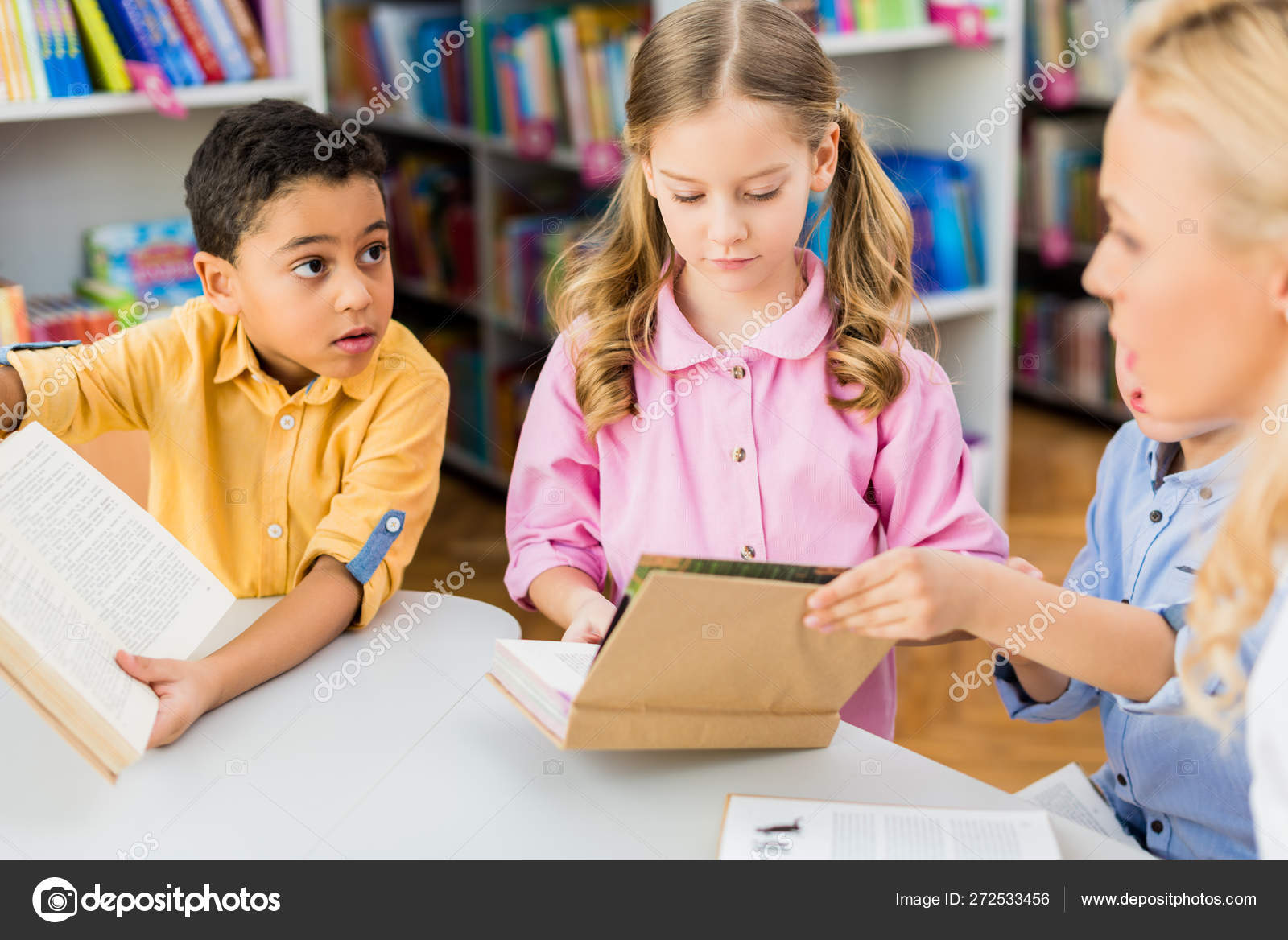 African American Children Reading