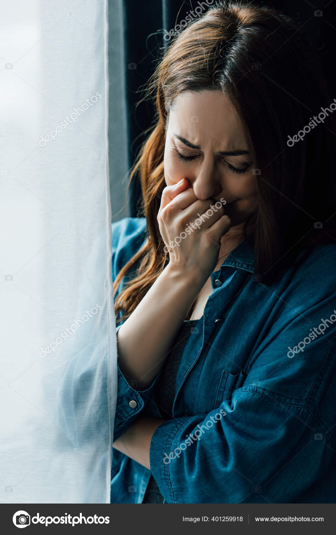 Frustrated Woman Crying