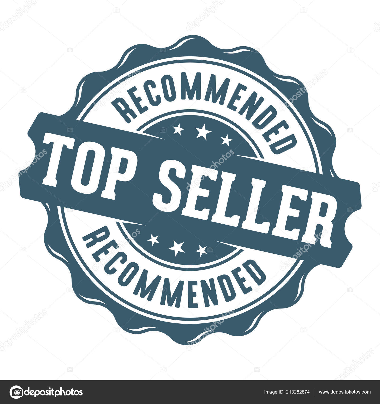 Top Seller Label Isolated White Background Stock Vector Image by ...