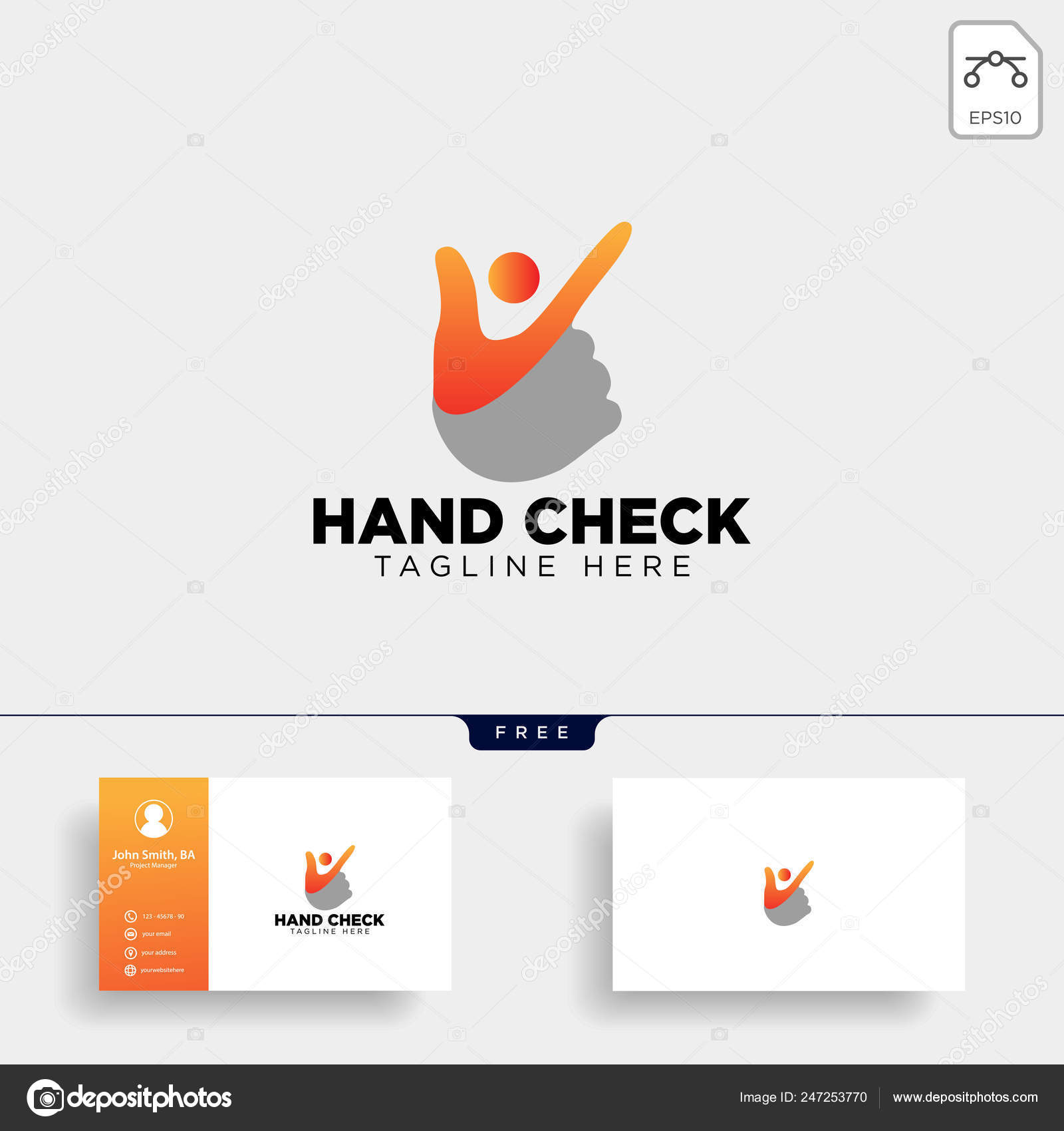 Hand Check Approval Community Logo Template Vector Illustration Icon ...