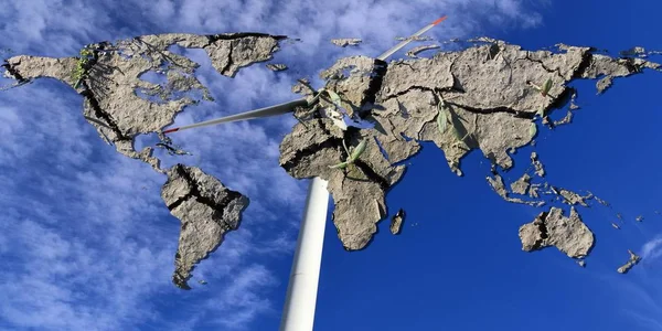 Composite World Map Colorful Effects — Stock Photo © MP_foto71 #269445636