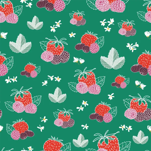 22,720,686 Berries pattern Vector Images | Depositphotos