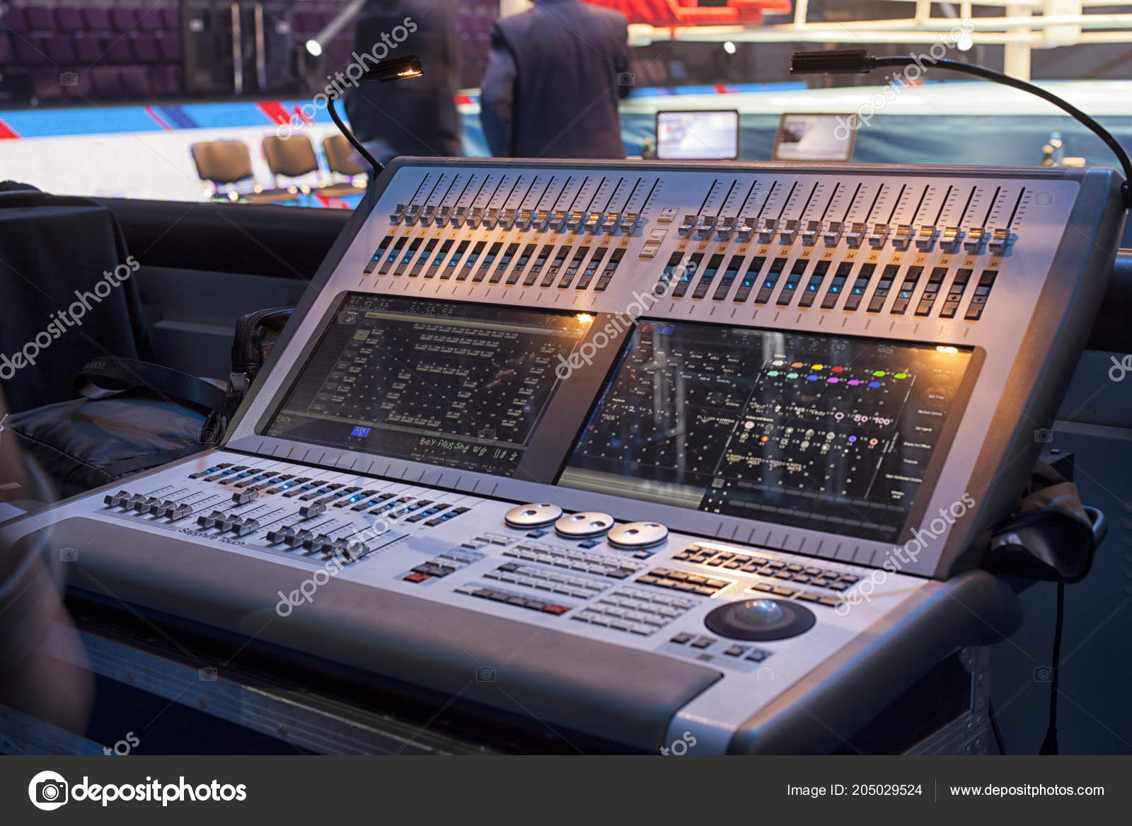 Control Panel Lighting Equipment Concert — Stock Photo © maxcam #205029524