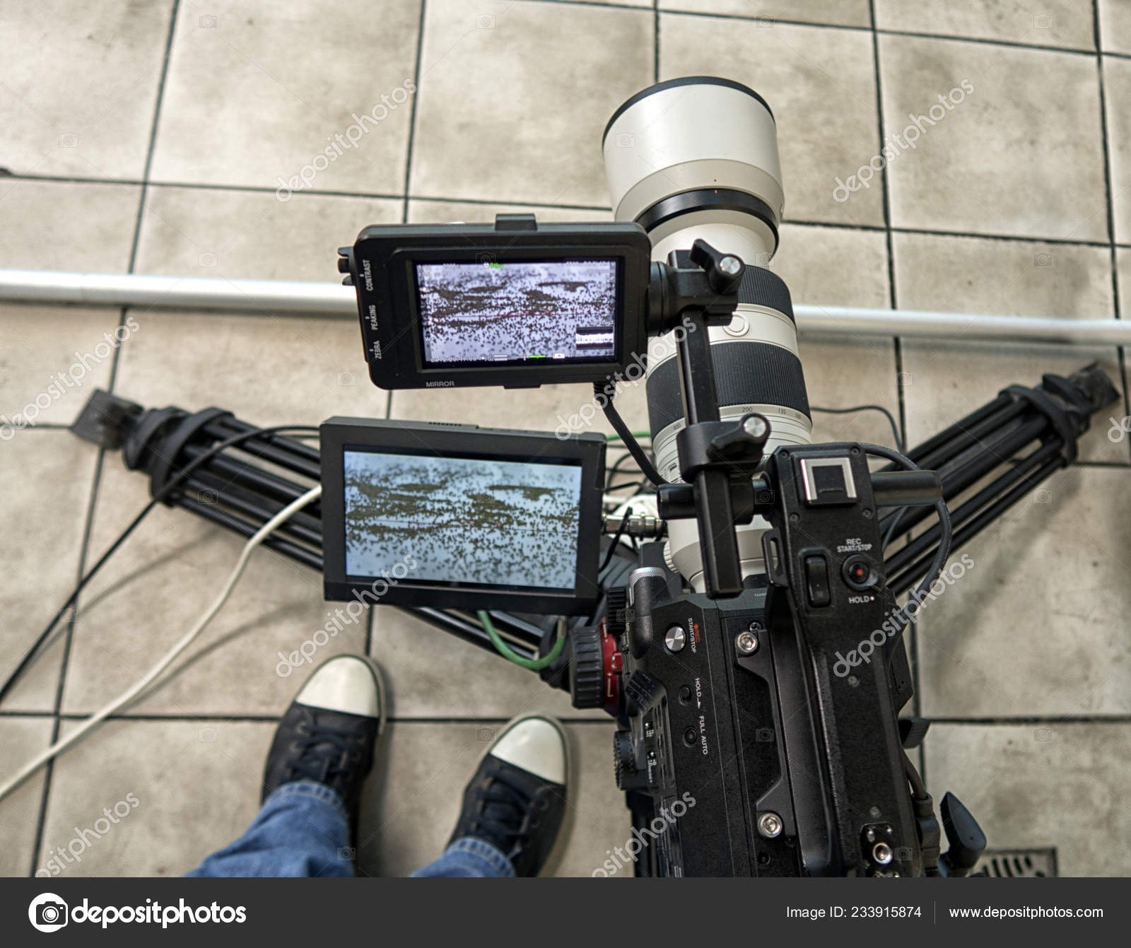 Close Television Camera Film Studio Broadcast — Stock Photo © maxcam ...