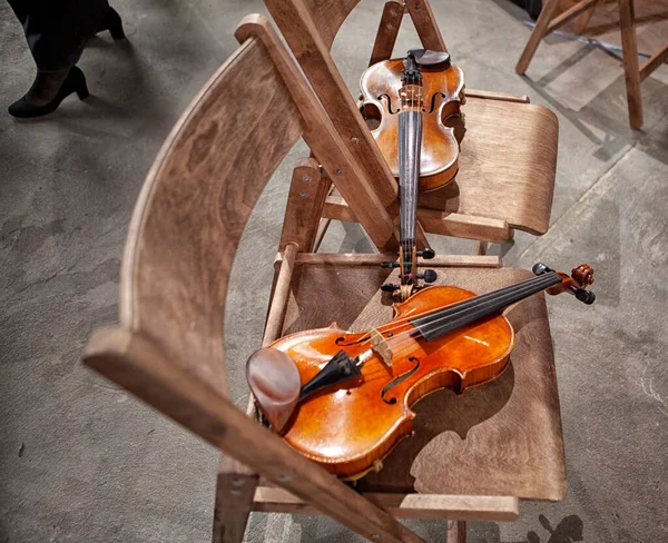 Musical instruments in an orchestra. — Stock Photo © maxcam #150155002