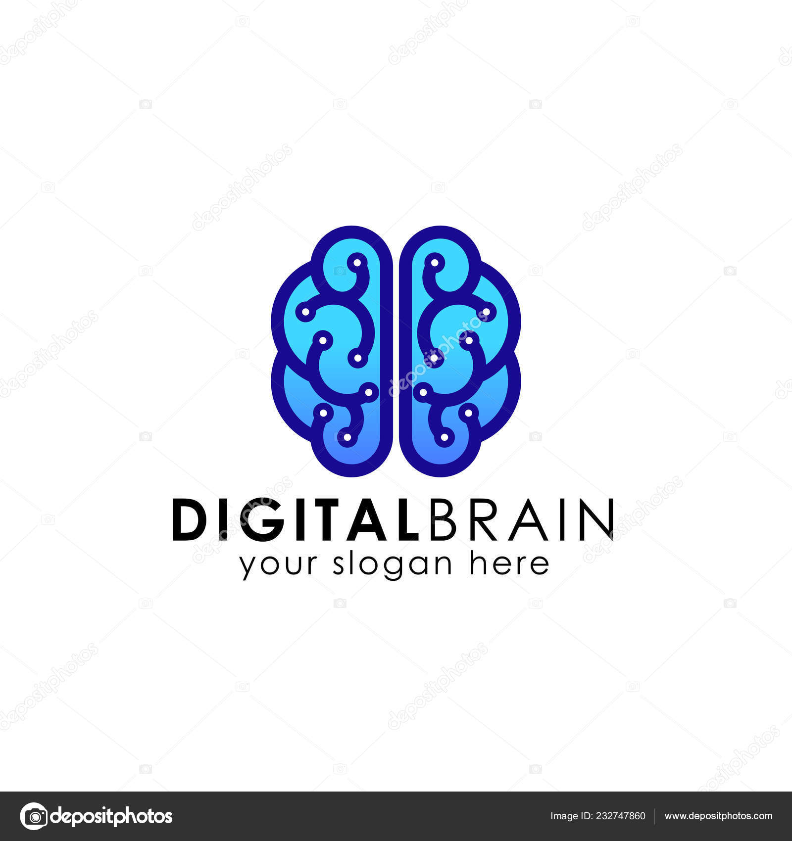 Brain Logo Vector