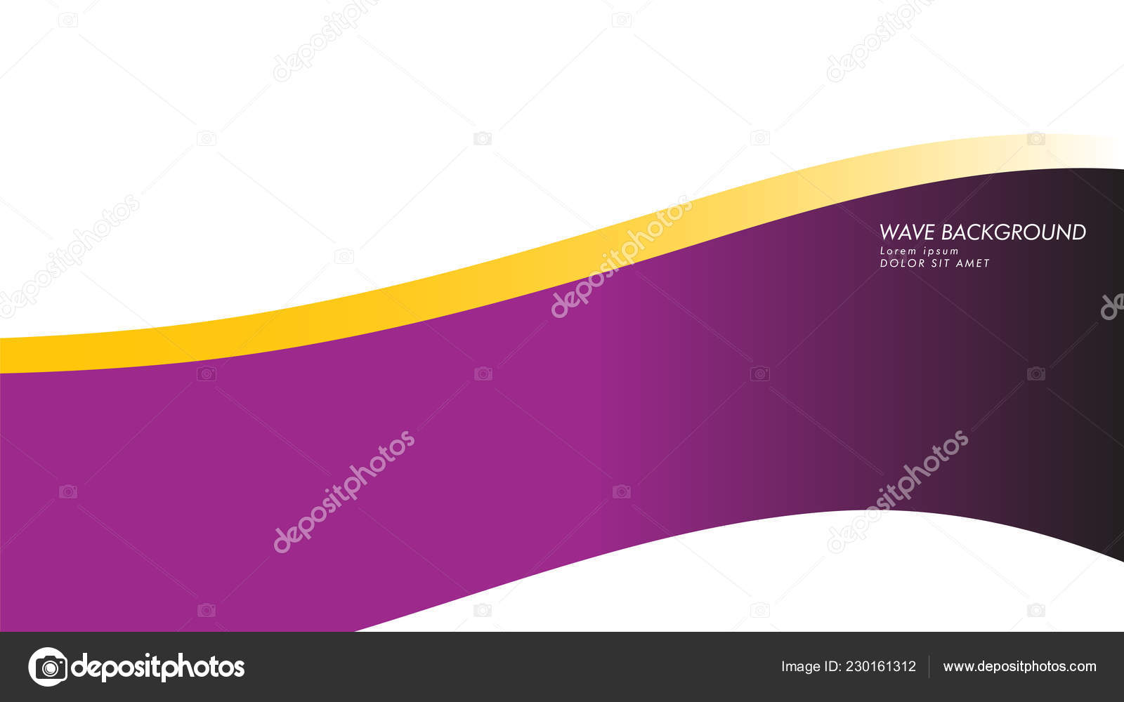 Wave Background Purple Yellow Color Stock Vector by ©Artnoy 230161312 Wave Background Purple Yellow Color Stock Vector by ©Artnoy 230161312