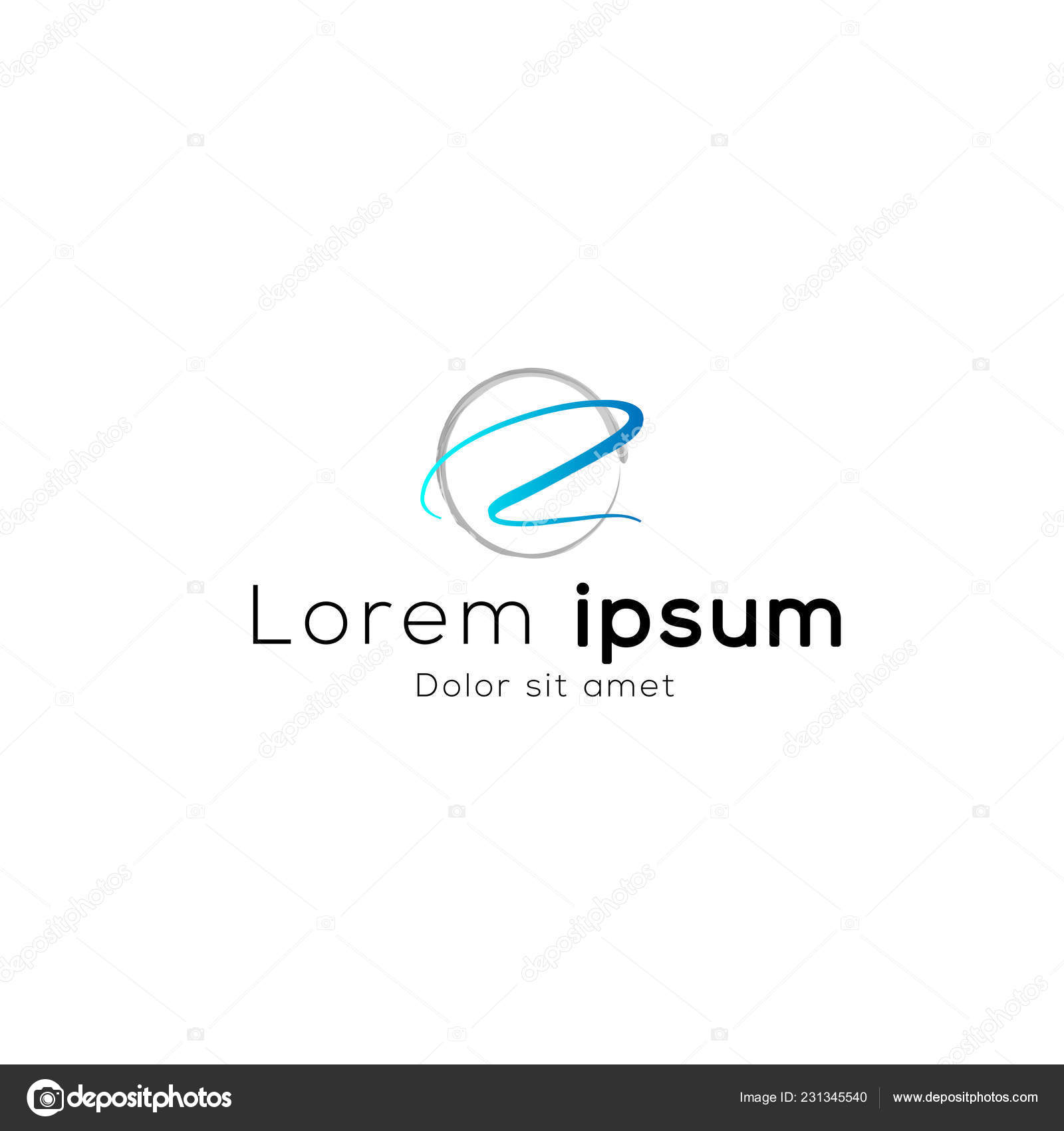 Simple Elegant Initial Type Letter Logo Symbol Sign Icons Background ...