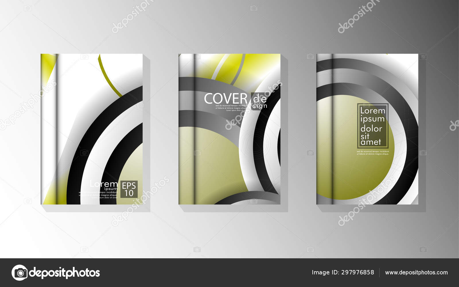 Vector collection of book cover backgrounds. eps 10 vector design ...