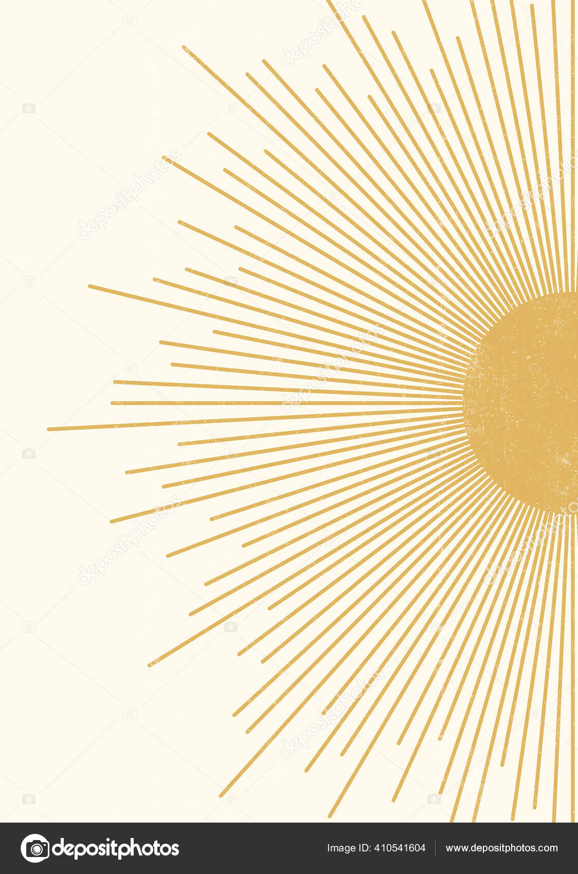 Abstract Sun Drawing