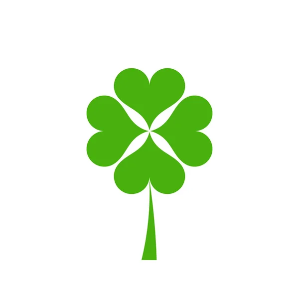 Two Clover Leaves Icons Vector Illustration Stock Vector by ...