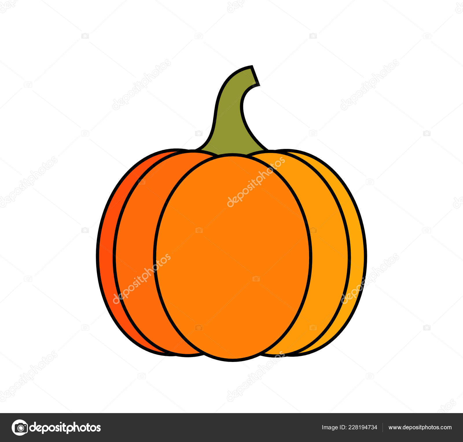 Calabaza icono vector Vector de stock por ©Studiobarcelona 228194734