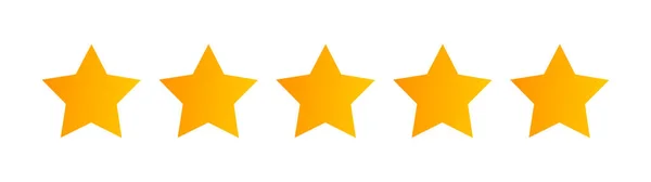 Stars Quality Rating Symbol Five Stars Icons Design Element Vector ...