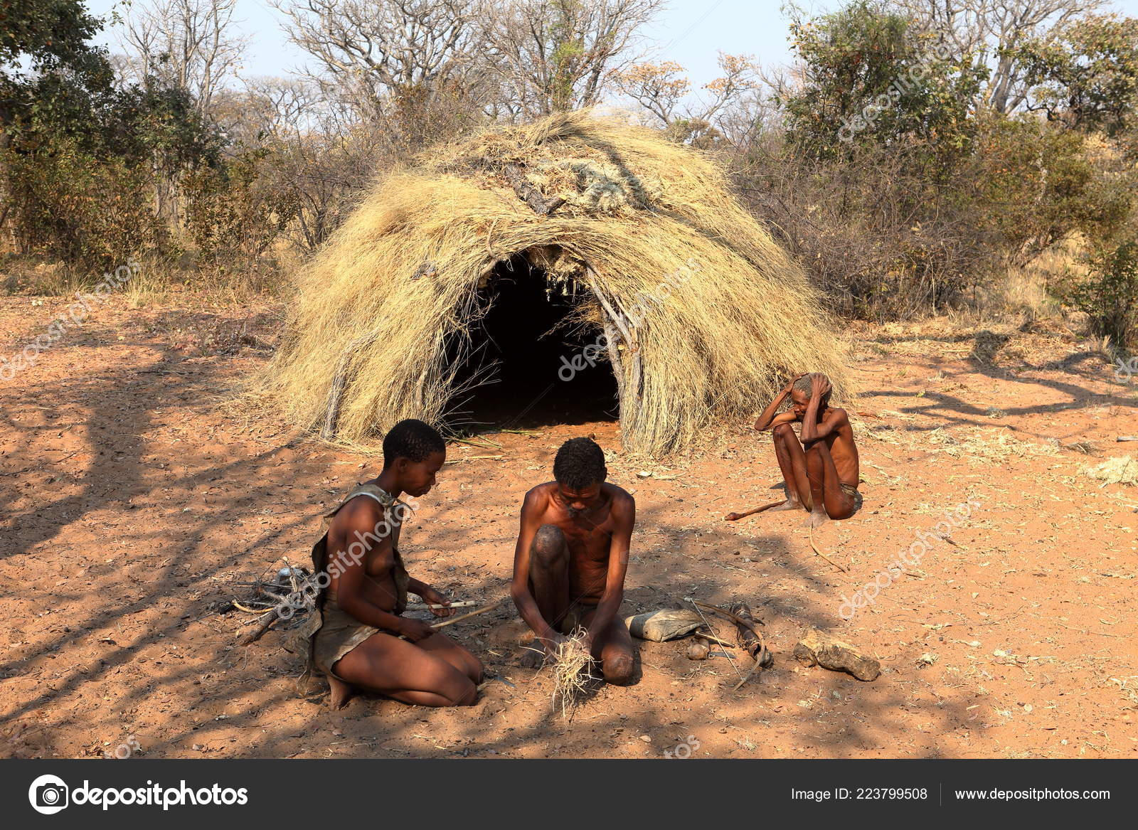 San Tribe Namibia Stock Photo by ©hecke06 223799508