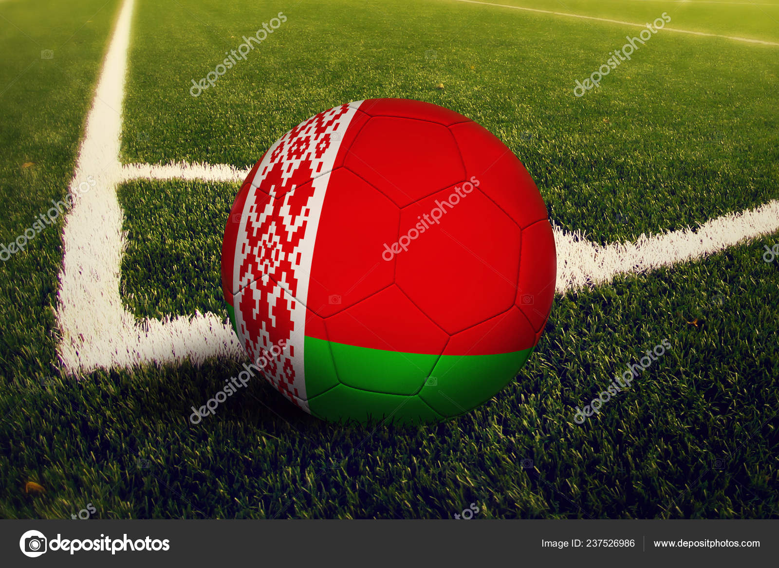 Soccer Corner Kick Field