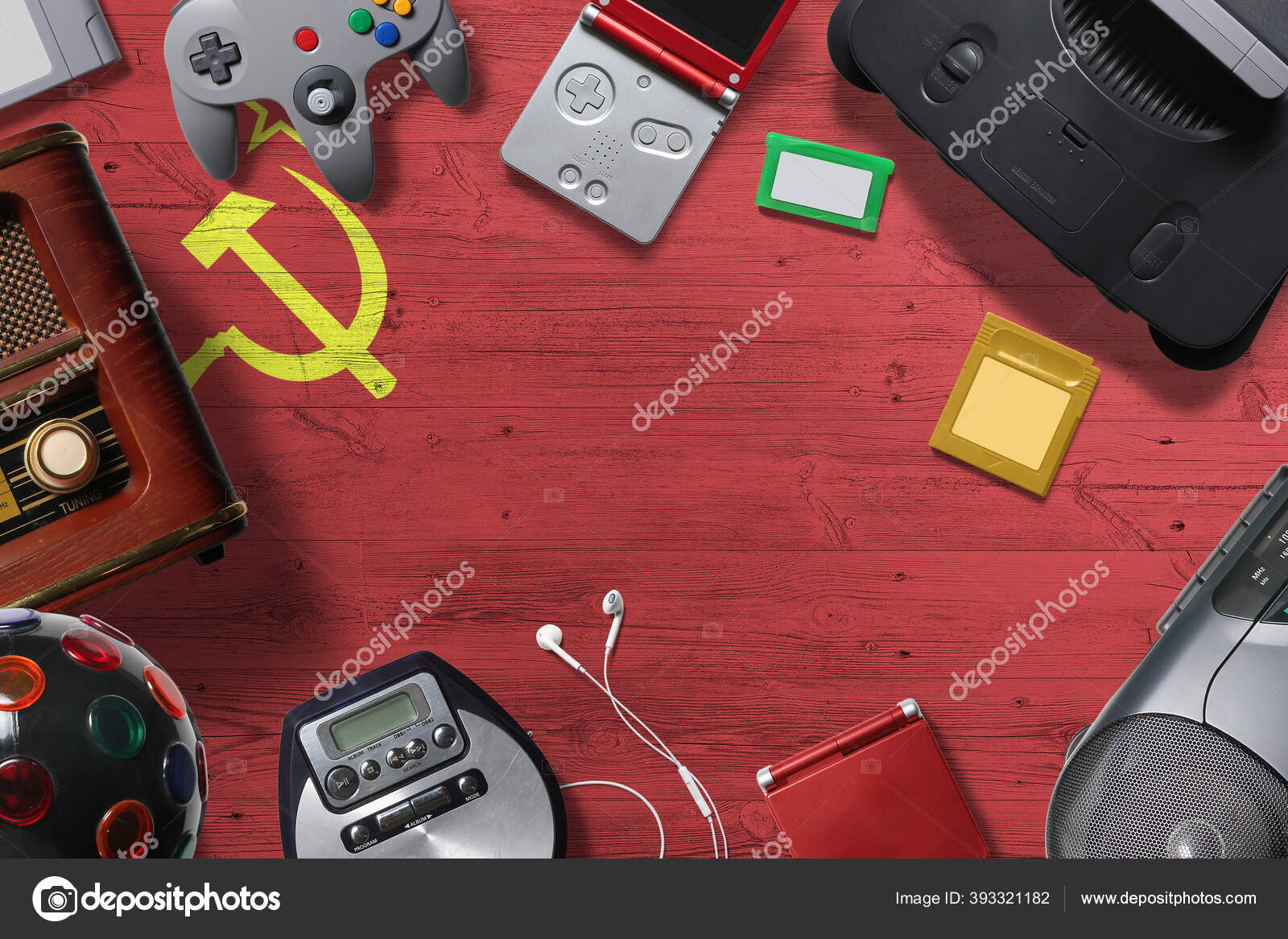 Video Game Controller Collage