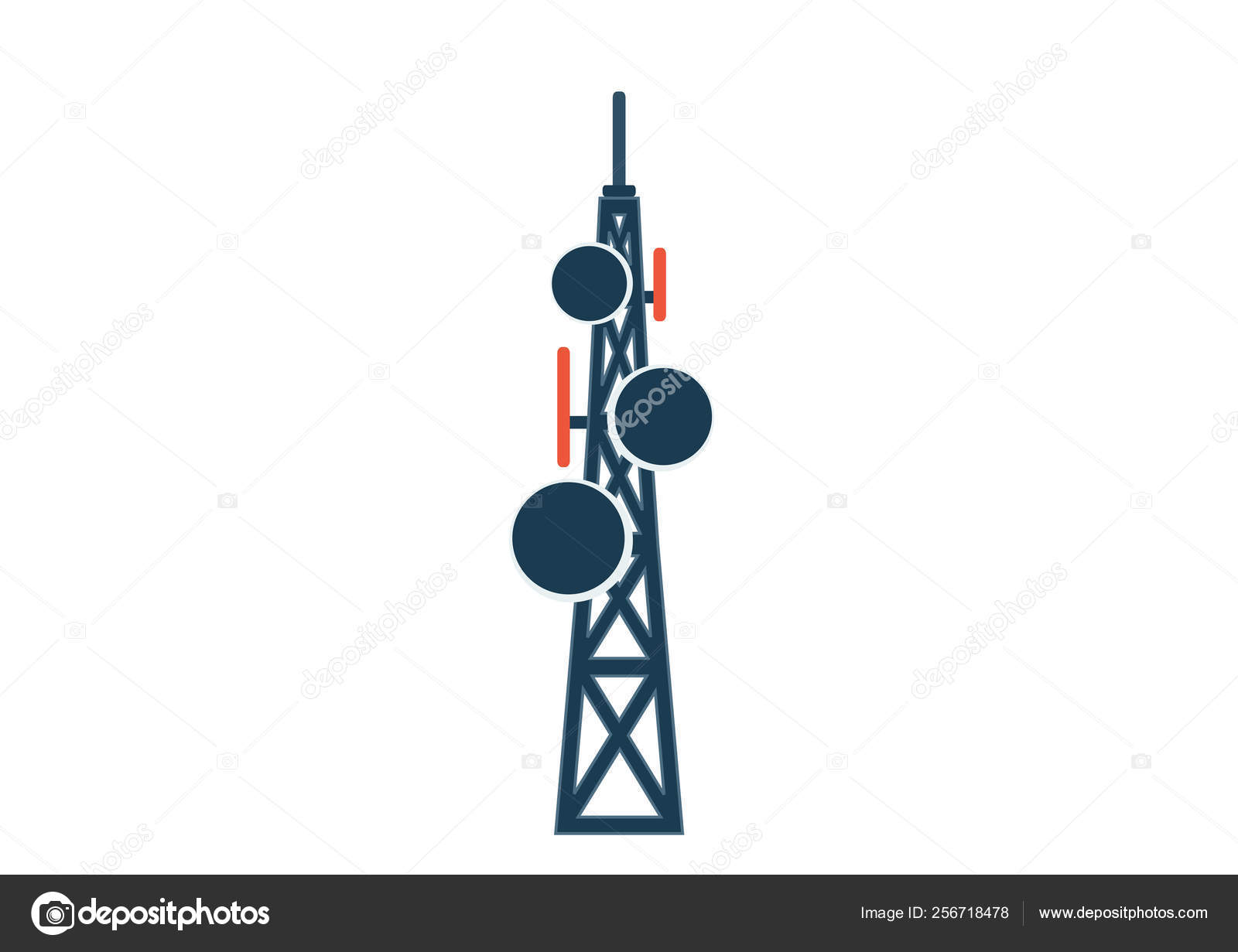 Communication Tower Logo