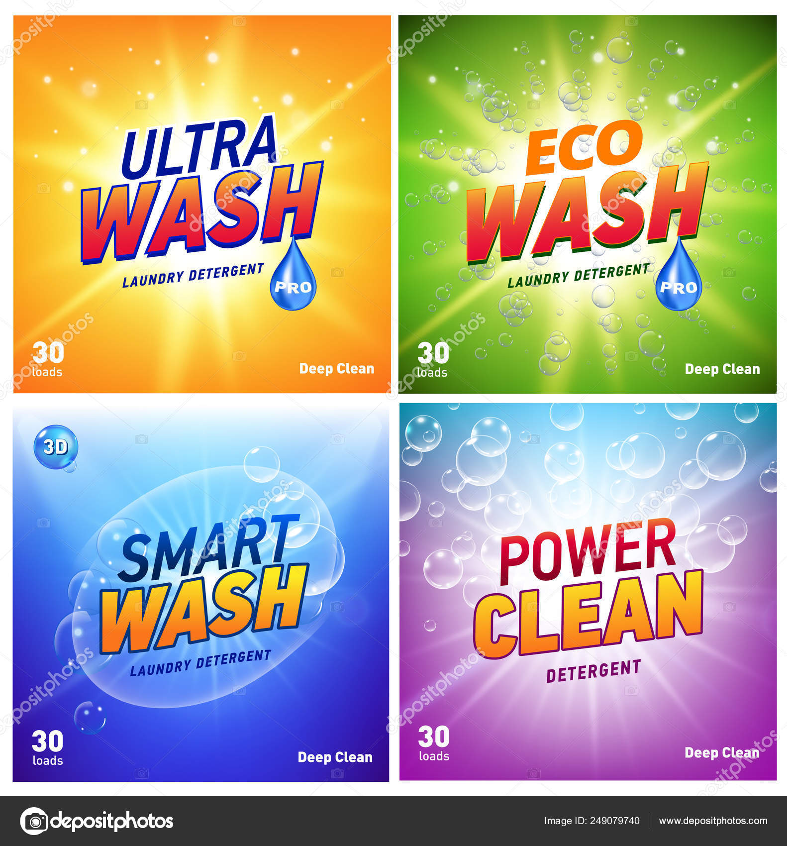 Logotipo De Detergente Solar ARIEL Detergente En Polvo/pulver 80